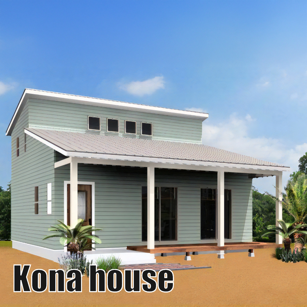 ハワイみたないお家コナハウス（KONA HOUSE）3LDKの30坪の間取り